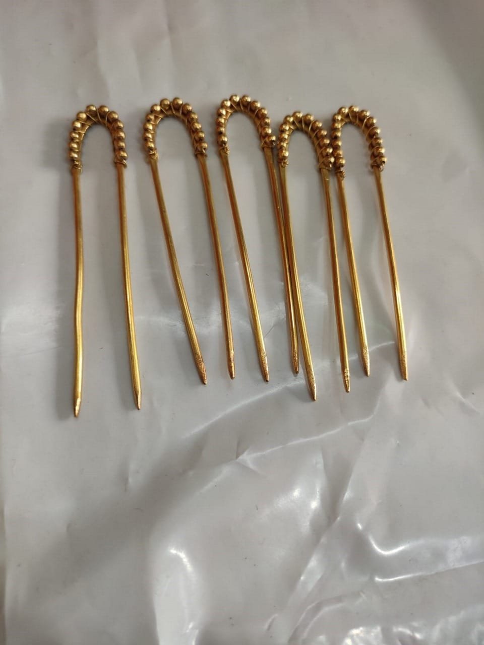Accessories Brass Hairstyle Hair Pin 5 piece - Rahulda