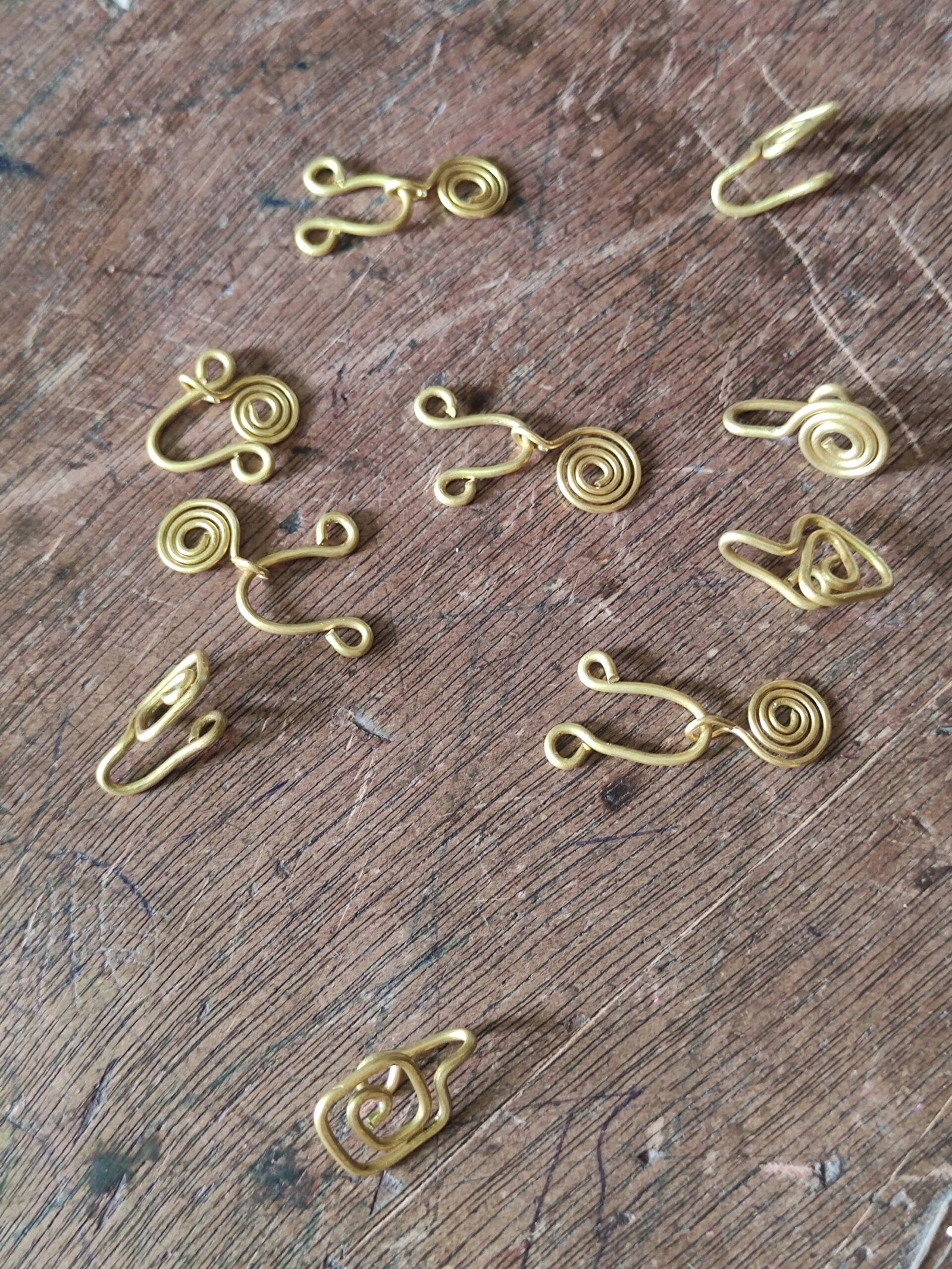 Brass Nose Pins for Ladies (10 pieces) - Rahulda