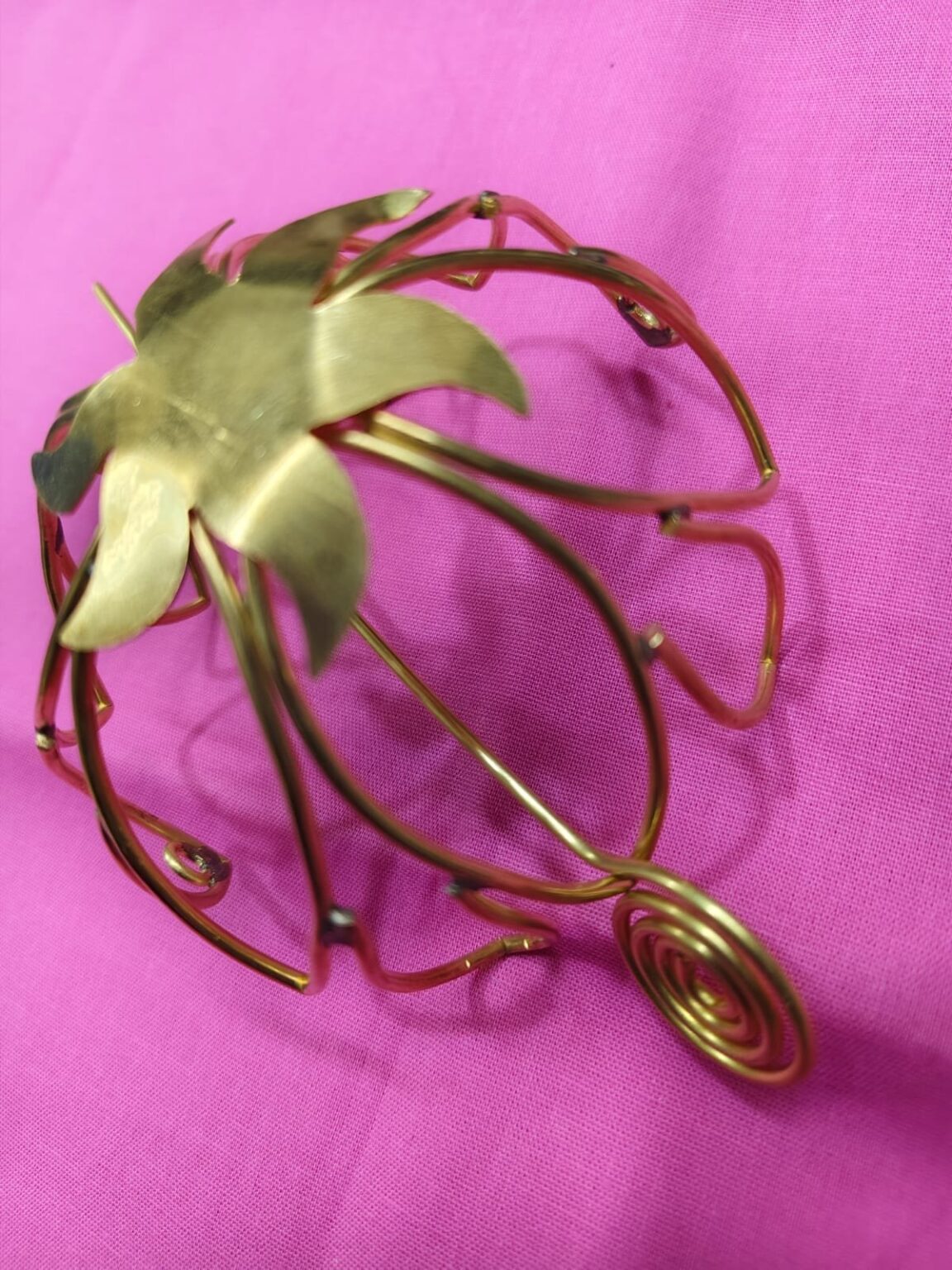 Handcrafted Brass Hair Bun Cage for Women and Girl - Rahulda