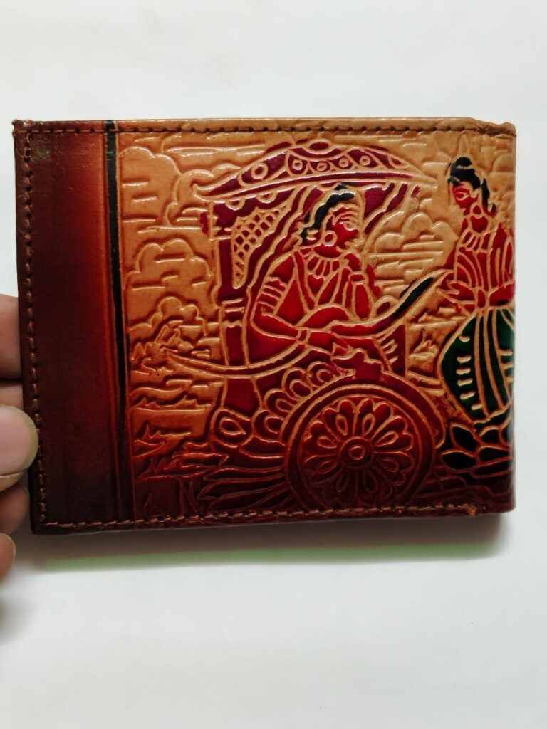 Epic Chariot Handcrafted Leather Wallet - Rahulda